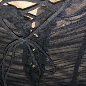 Dresses | Robertson Rodeo Ruched Organza Mesh Dress Black | Poshmark